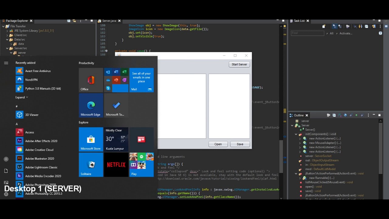 Distributed System (LabTest) (Client Server)