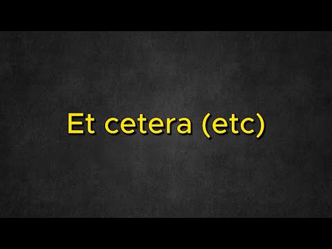 You're Saying "Et Cetera" Wrong! Fix It Now! (AMERICAN ACCENT)
