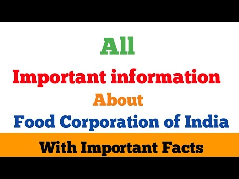 | Full Form of FCI with Important Facts | What is FCI | भारतीय खाद्य निगम |
