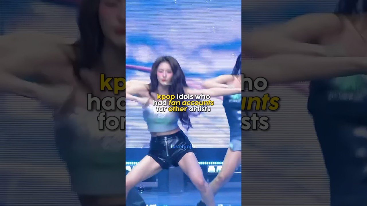 idols who had fan accounts for other artists #nagyung #fromis_9 #kpop #fyp #shorts