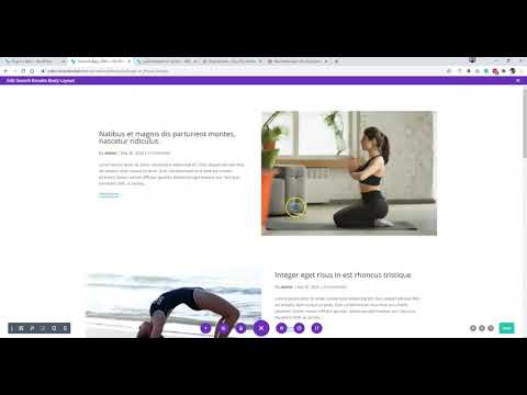 Divi Blog Extras Search Result Page (Beginners Guide 4)