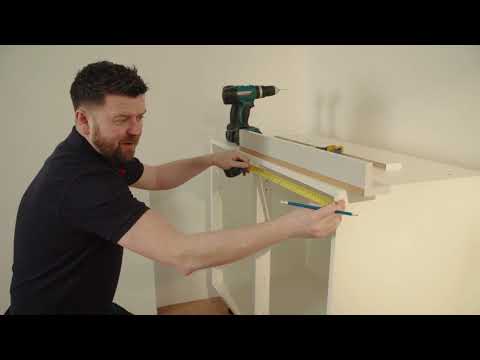 How to Install a Kitchen Kit Blind Corner Cabinet