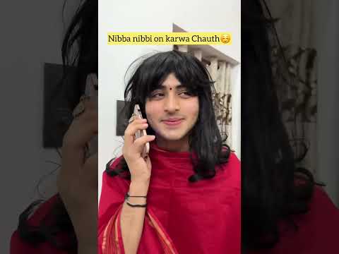 Nibba nibbi on karwa chauth☺️😂 | Raj Grover | #shorts