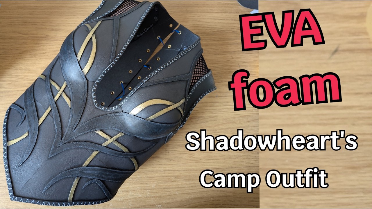 Making Shadowheart's top out of EVA foam - Cosplay Tutorial