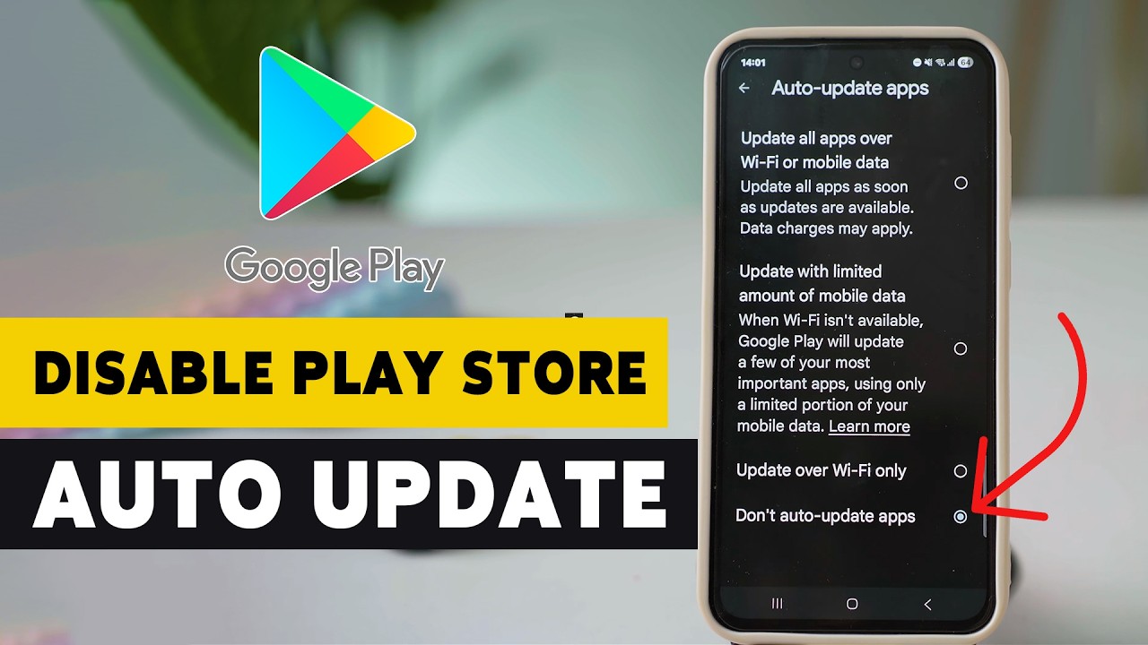 How To Disable Play Store Auto Update Over Mobile Data | Turn Off Auto App  Updates On Android 2026