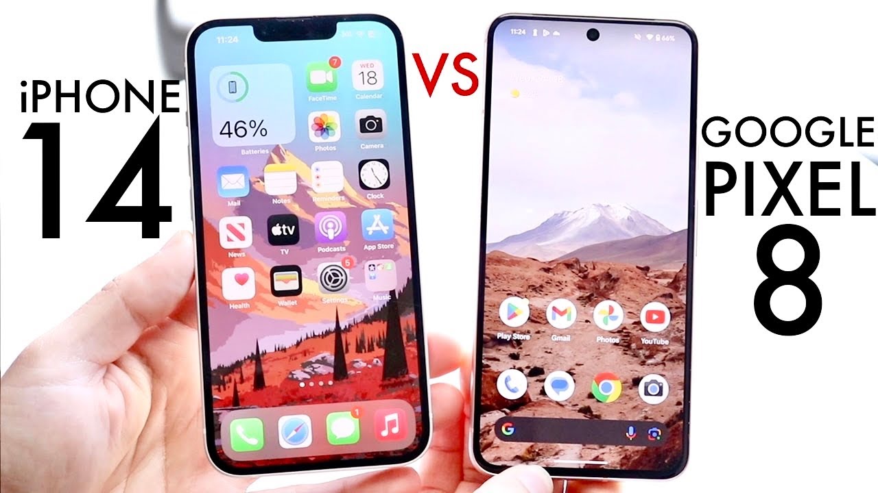Google Pixel 8 Vs iPhone 14! (Comparison) (Review)