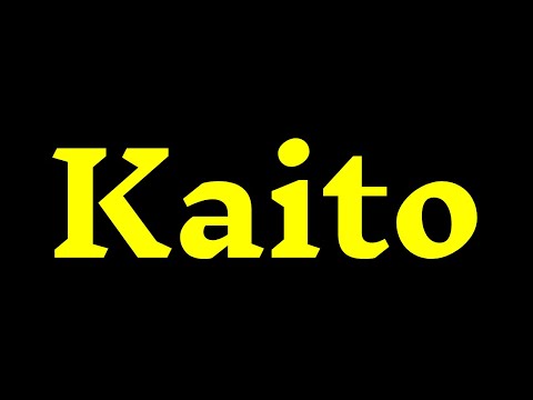How To Pronounce '’Kaito'' Correctly? How to say ‘’Kaito’'?