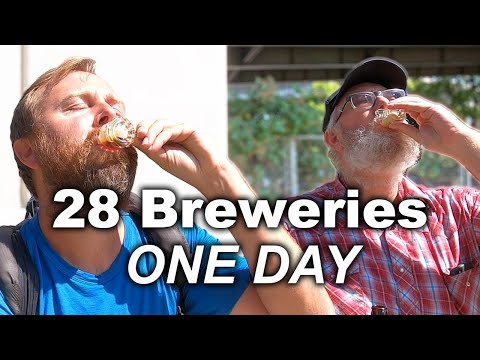 Drinking at 28 Breweries ONE DAY Walking in Portland | Hopping S2E13