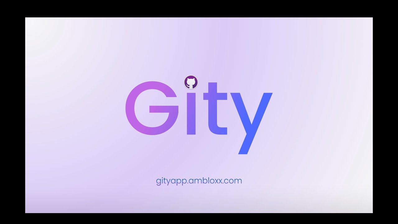 Gity App | The Next Generation Git Assistant | Github AI Miner