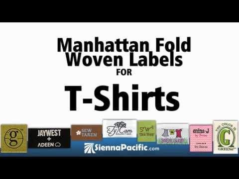What is a Manhattan Fold Label? | My Clothing Labels Collection