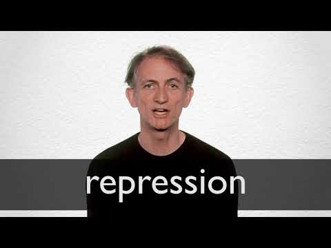 How to pronounce REPRESSION in British English