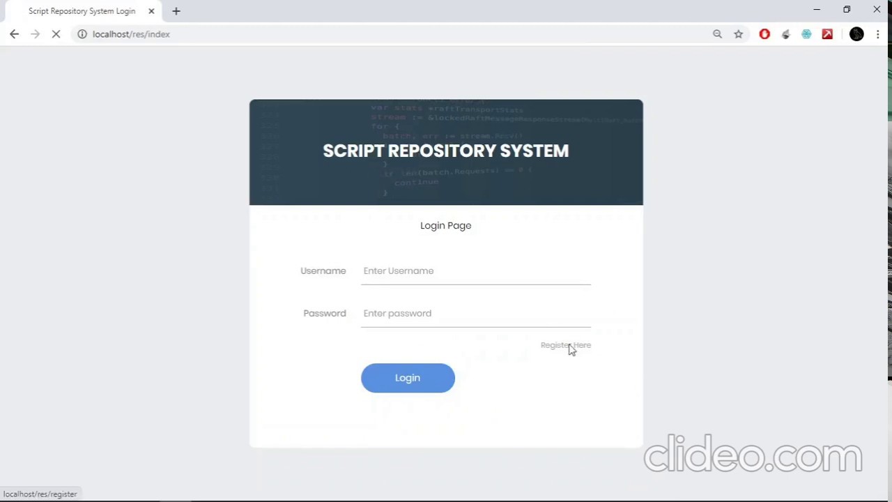 Script Repository System