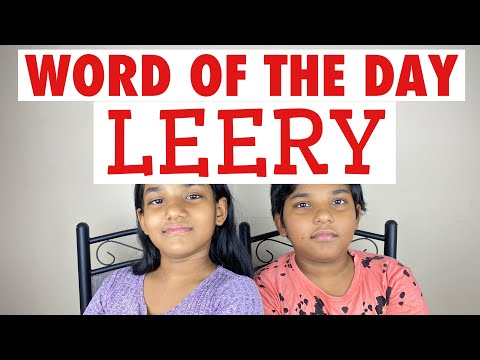 Leery meaning | leery | leery pronunciation