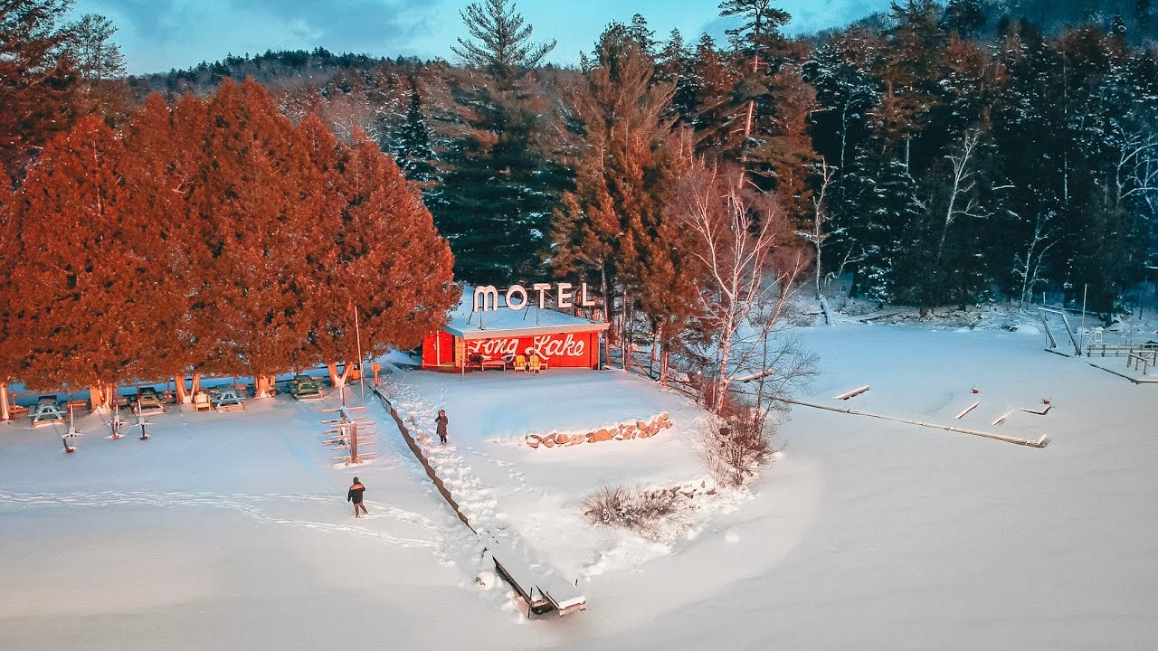 Winter Wonderland at Motel Long Lake | Adirondacks, NY
