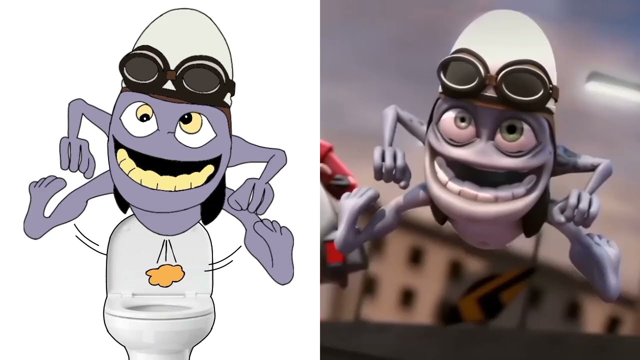 Crazy Frog - Axel F Funny Song Drawing Meme 😂