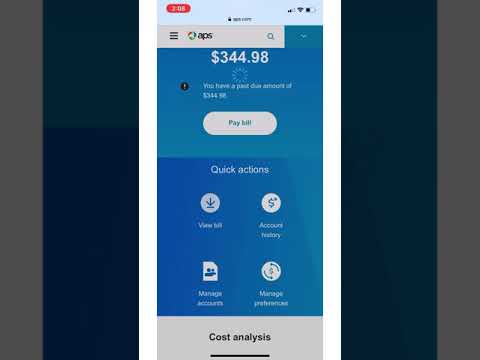 Sending your APS bill