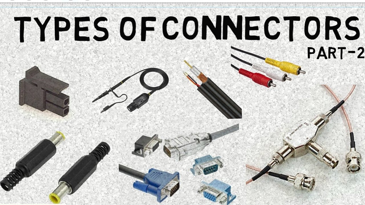 Types of Connectors | Part-2 | Electronics Basics (Animated)