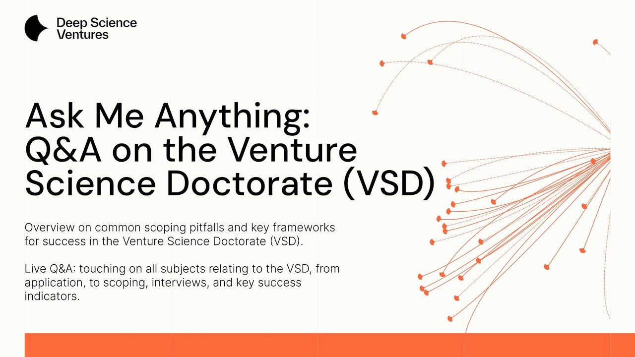 Navigating the Venture Science Doctorate: Insights from the AMA Webinar ...
