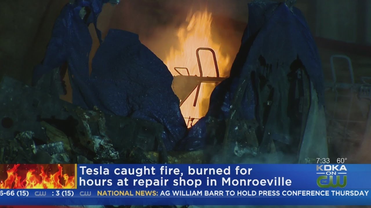 Tesla Model X Spontaneously Catches Fire, 2 Months After it Burned Down ...
