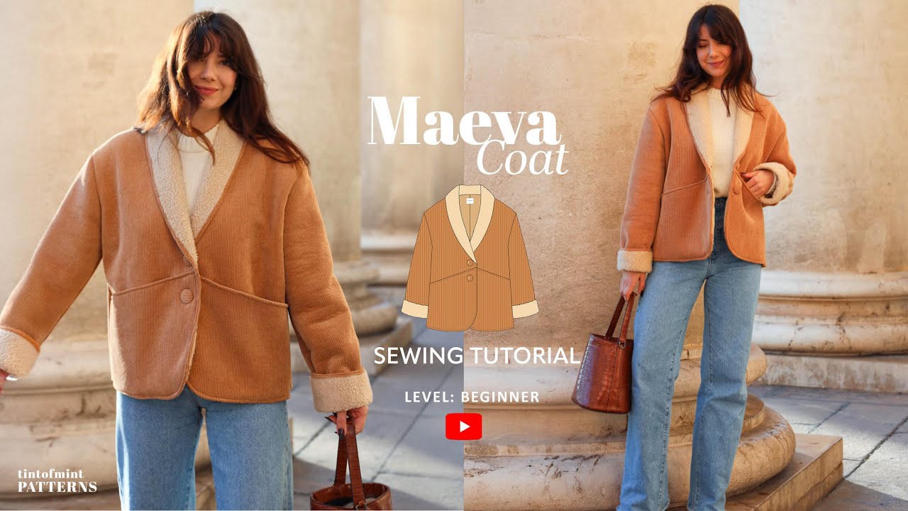 Maeva Sherpa Coat | DIY Sherpa Coat | Step by Step Sewing Tutorial