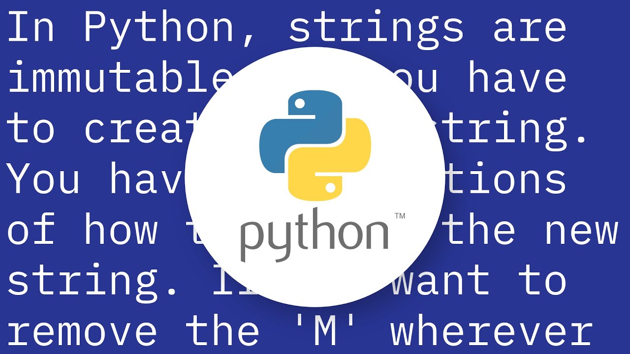 How to delete a character from a string using Python