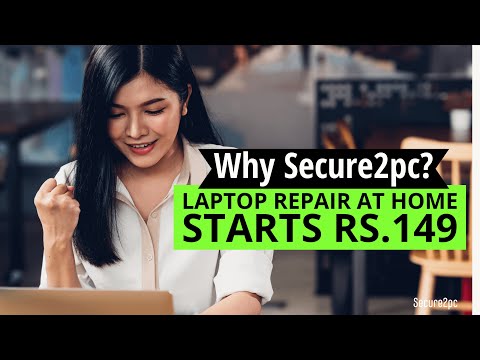 Laptop Repair At Home, Online & Near Me | Professional Doorstep Service Secure2pc Call @9168280680