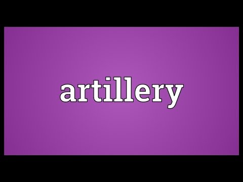 Artillery Meaning