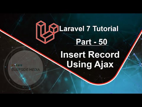 Learn Laravel 7 Tutorial Insert Record Using Ajax - Mind Luster