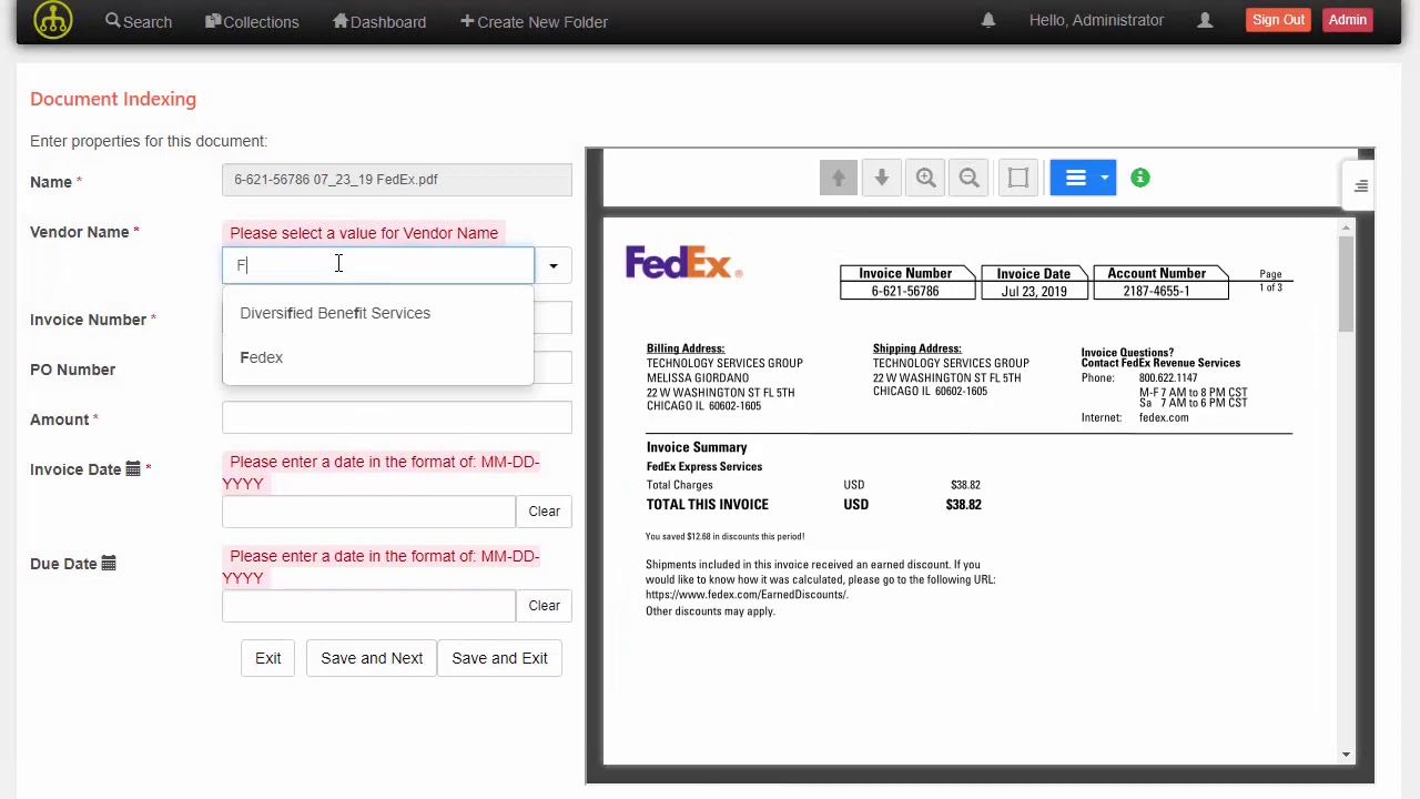 Capture 2.0 - Document Indexing and Machine Learning