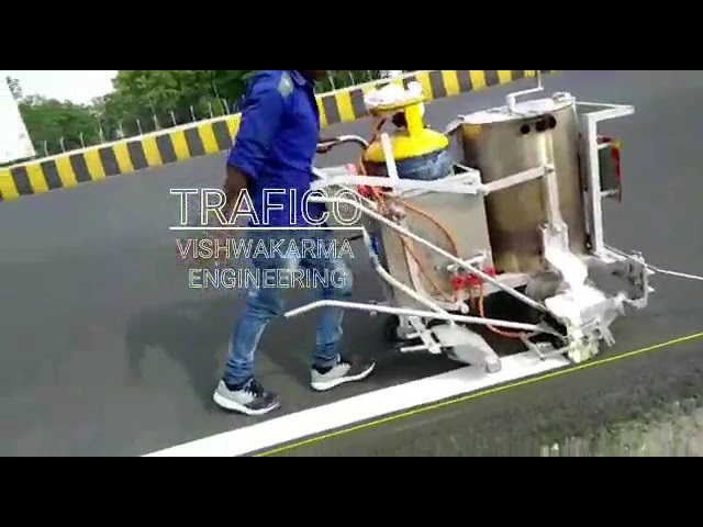 Road Marking Machines - Semi Automatic Road Marking Machine ...