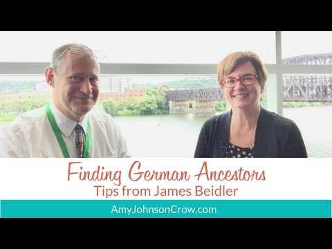 Finding German Ancestors: Tips from James Beidler
