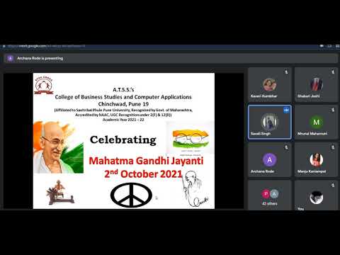 Mahatma Gandhi Jayanti Celebration – ATSS CBSCA Library