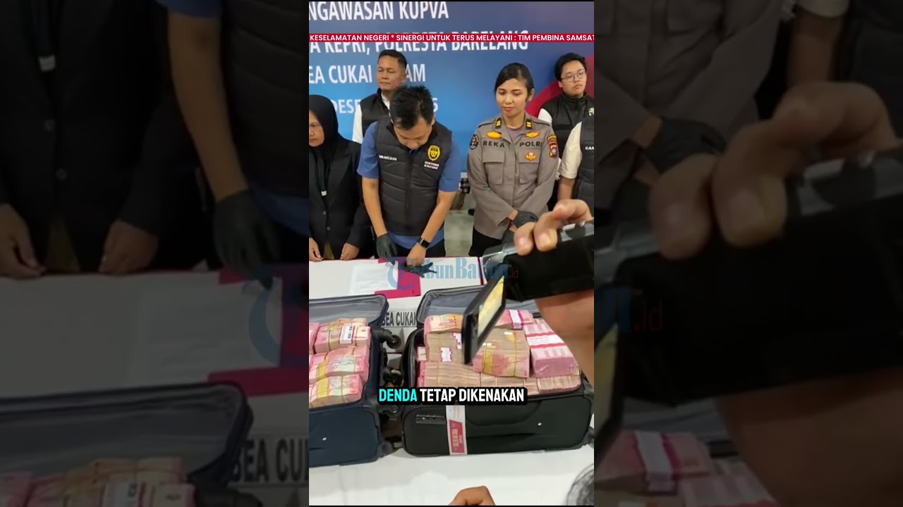 Terungkap Upah Kurir Pembawa Uang Rp 7,7 Miliar di Batam, Hanya Dibayar Rp 100 Ribu per Rp 100 Juta