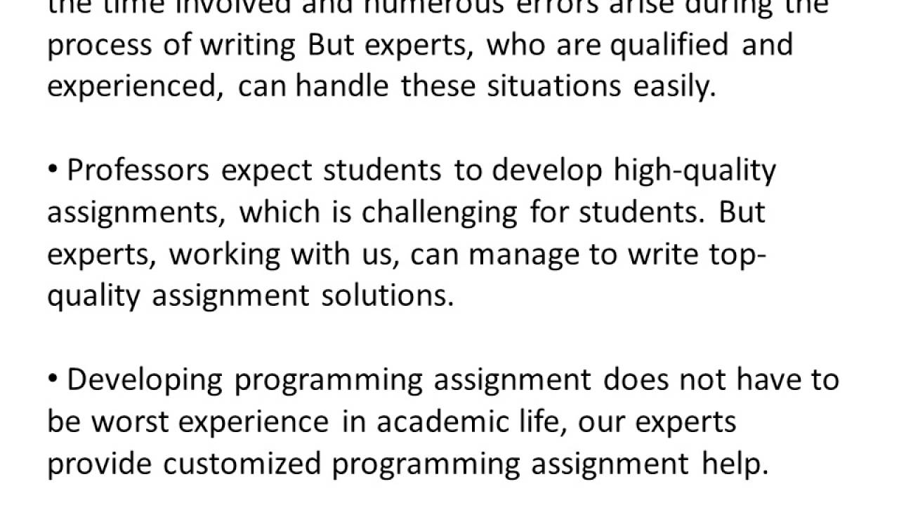 PPT: Programming Language Assignment Help