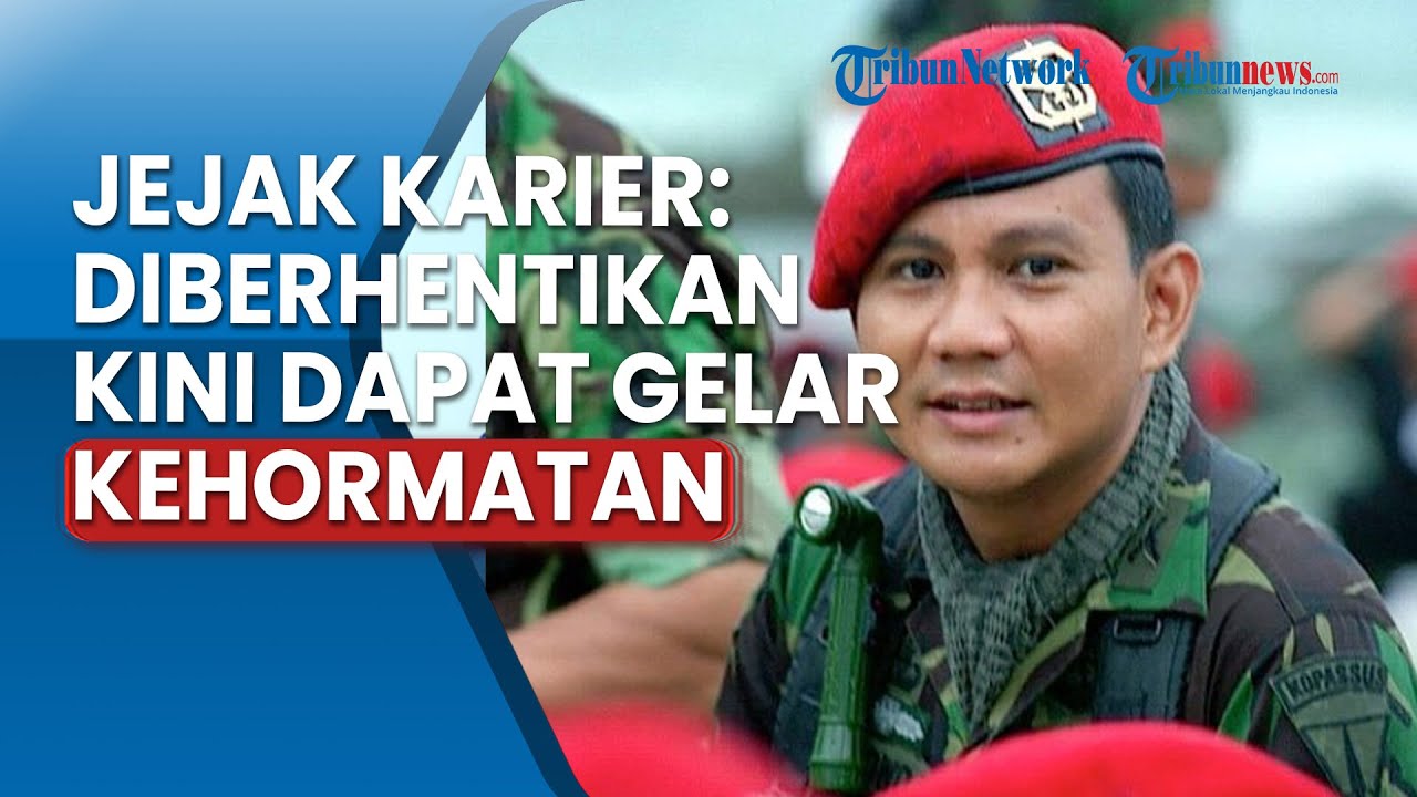 Perjalanan Karier Militer Prabowo Diberhentikan Dari Tni Kini Dapat