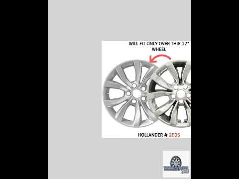 Chrysler 300 Chrome / Charcoal Wheel Skins / Hubcaps / Wheel Covers 17" 2015 2016 2017 2018 SET OF 4