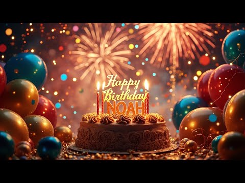 Happy Birthday Noah Song 1 Hour | Special Birthday Song & Beautiful Wishes 🎶