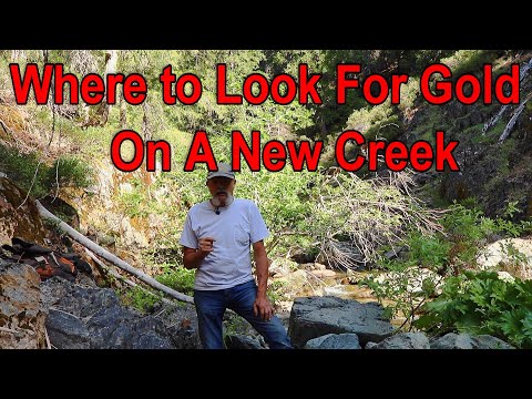 How i go about checking a new creek to see if there is enough gold to come back and work it..