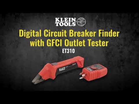Digital Circuit Breaker Finder with GFCI Outlet Tester (ET310)