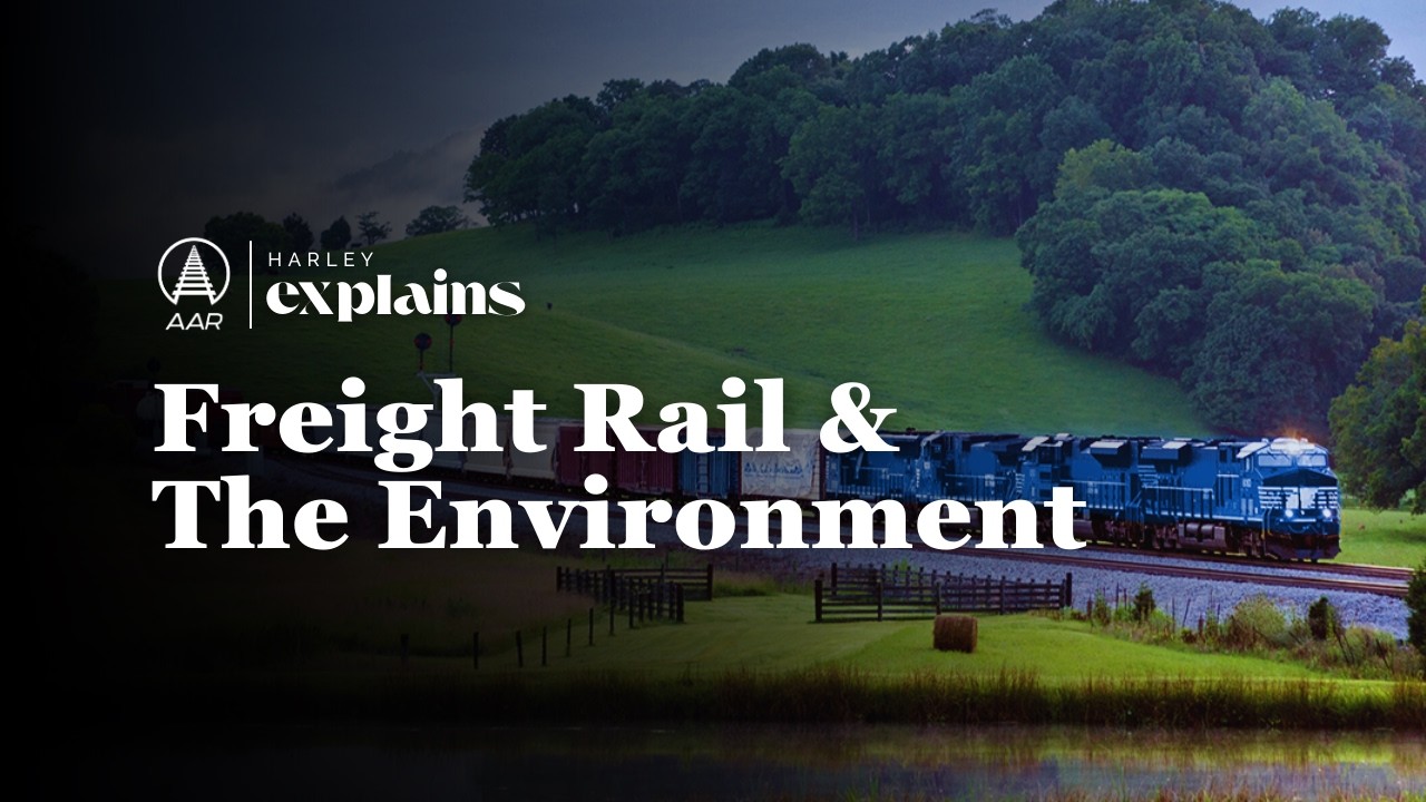 Are trains good for the environment?