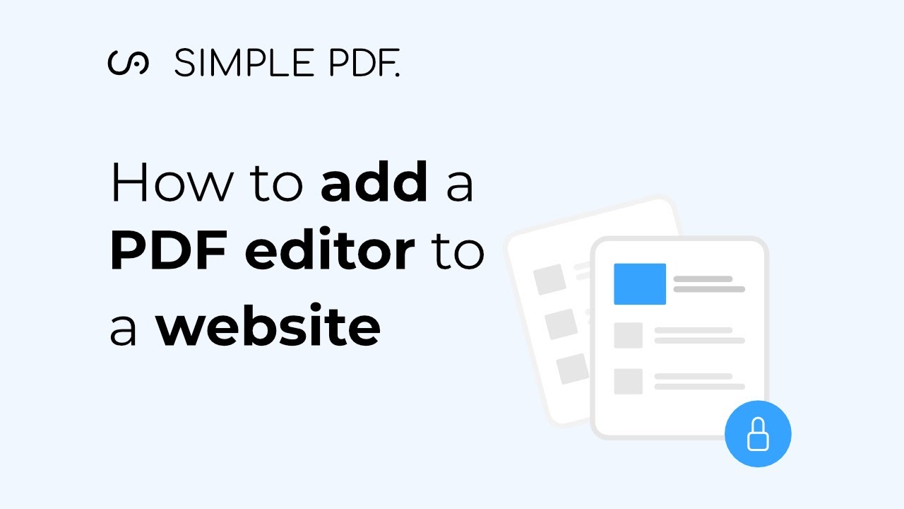 How to add a PDF editor to any website or app with a single line of code