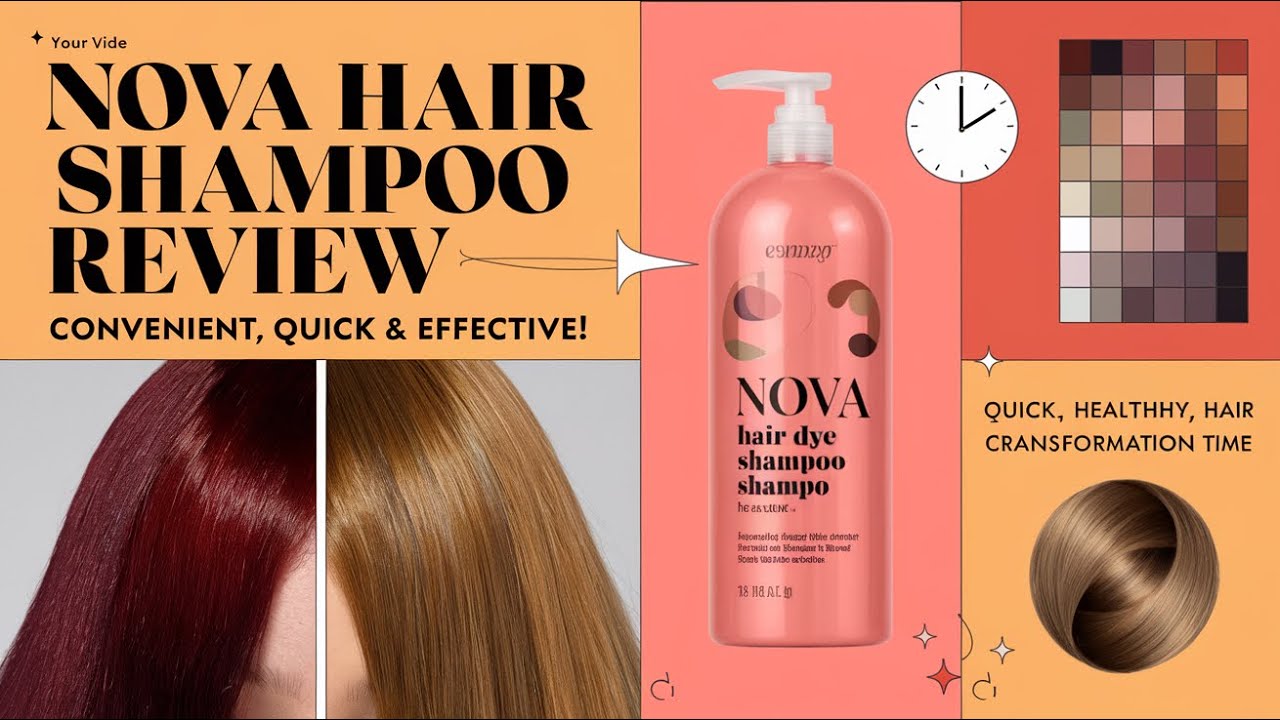 Nova Hair Dye Shampoo Review: Quick & Convenient Hair Transformation