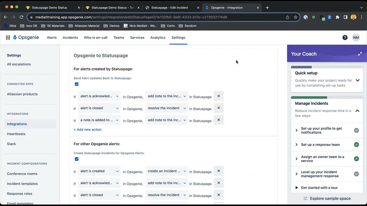 Statuspage Features Demo