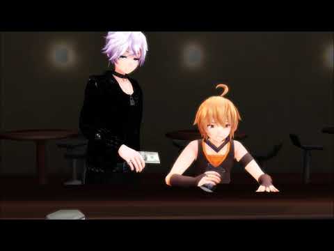 MMD x DBH Kagamine: Become Human (Connor Meets Hank) Scene + motion DL
