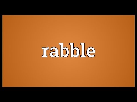 Rabble Meaning