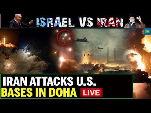 LIVE View of Doha : Iran Bombs Doha Live News | Explosions Over Qatar | Iran Attacks U.S. Base