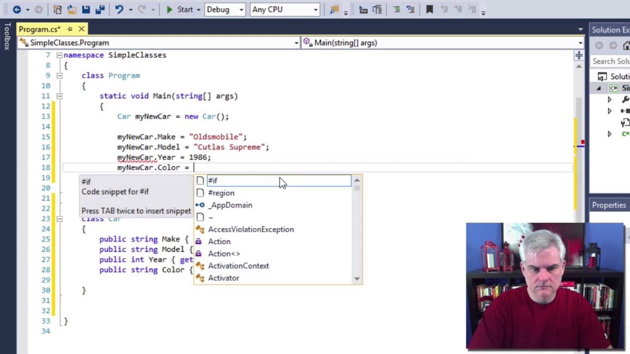 15 | Understanding and Creating Classes