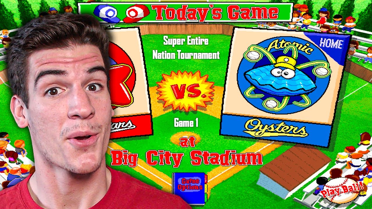 SUPER ENTIRE NATION TOURNAMENT GAME 1! - Backyard Baseball
