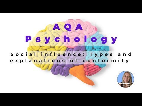 AQA A Level Psychology: Social Influence topic - Types and explanations of conformity
