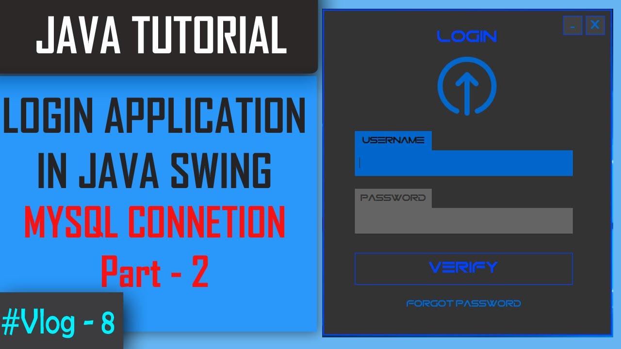 JAVA - How To Design Login Form In Java Netbeans Part 2 (Mysql connection)